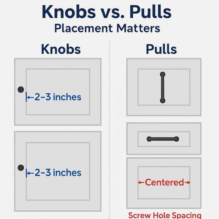 cabinet-knob-pull-placement-guide - Woodworker Express Blog